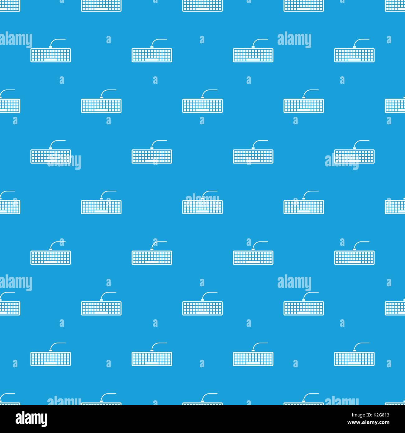 Black computer keyboard pattern seamless blue Stock Vector Image & Art ...