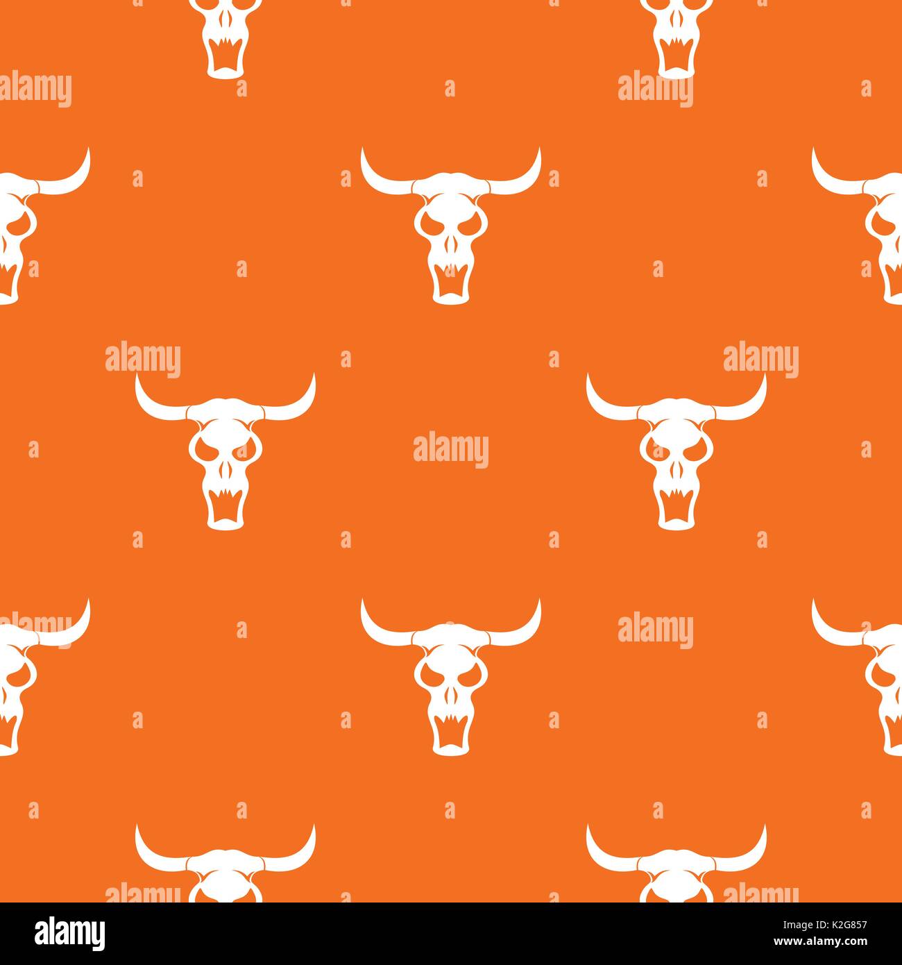 Buffalo skull pattern seamless Stock Vector Image & Art - Alamy