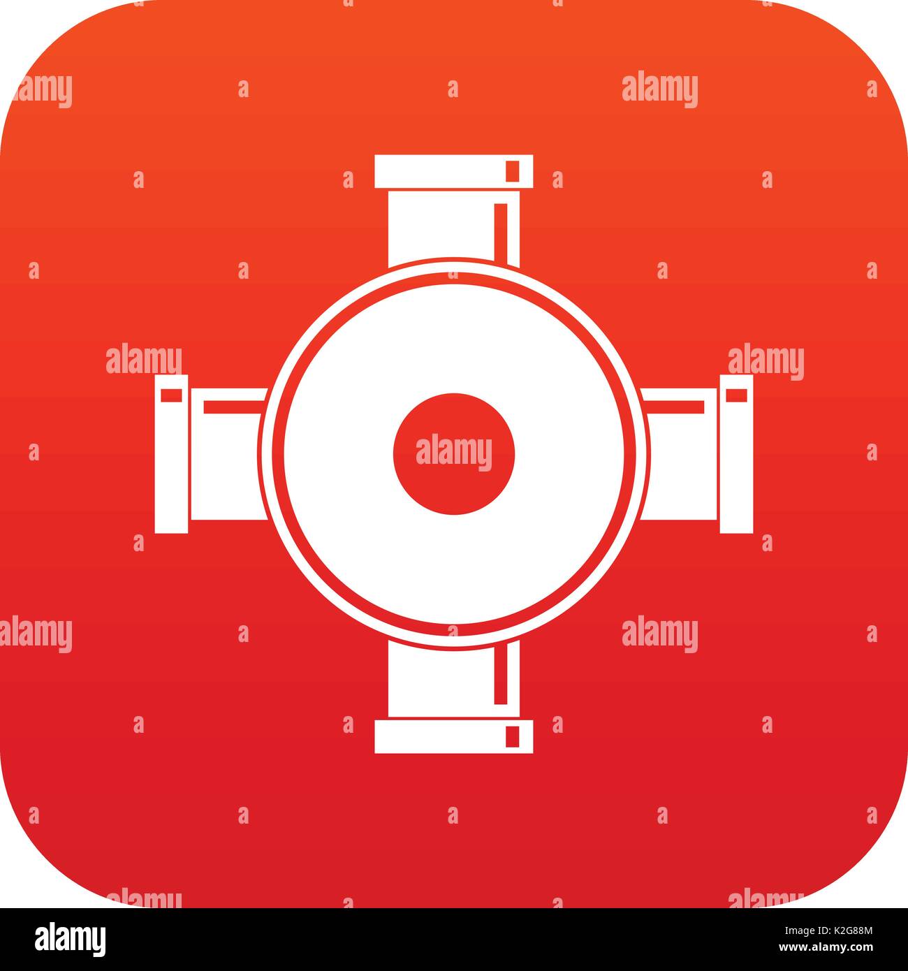 Pvc pipe red Stock Vector Images - Alamy