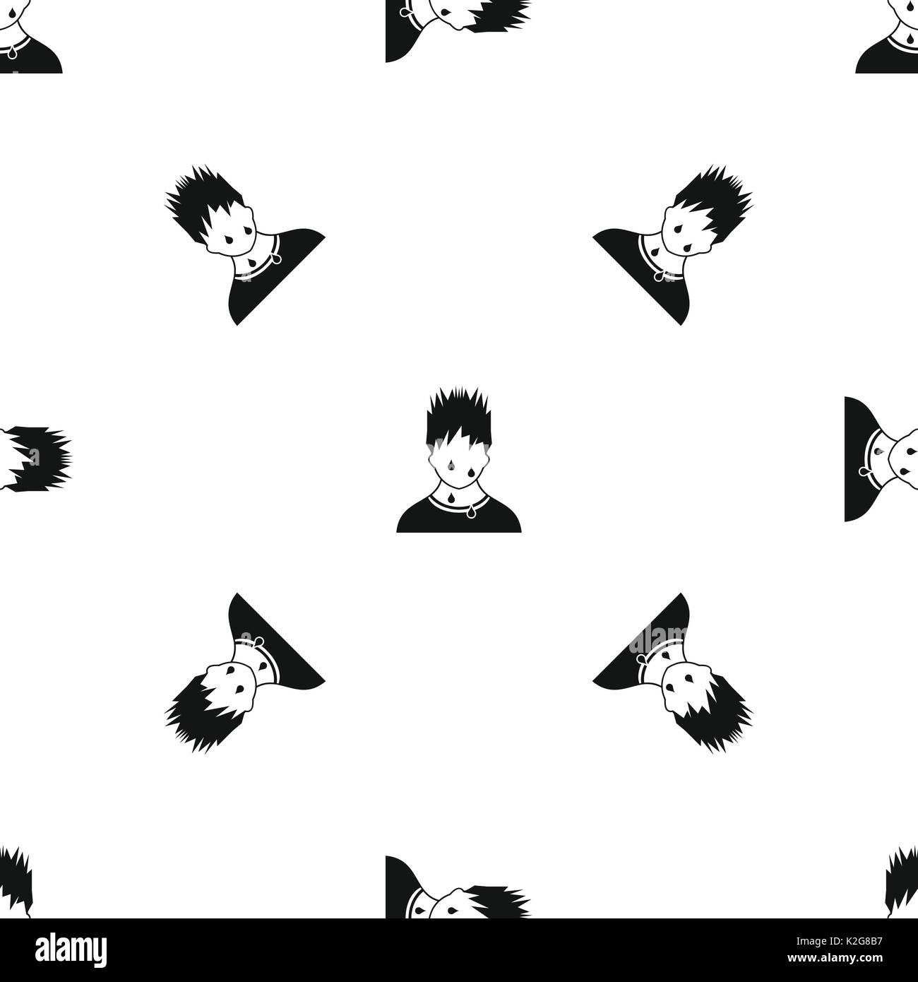 Sweaty man pattern seamless black Stock Vector Image & Art - Alamy