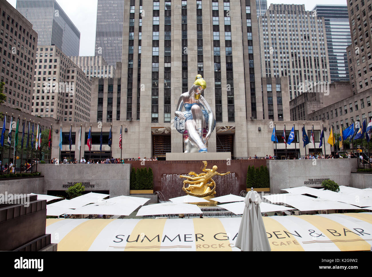 Rockefeller Plaza Buildings in New York - USA Stock Photo - Alamy