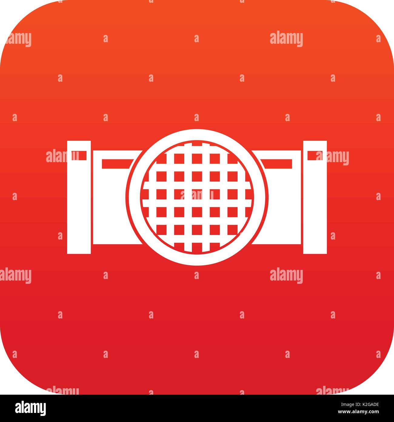 Pvc pipe red Stock Vector Images - Alamy