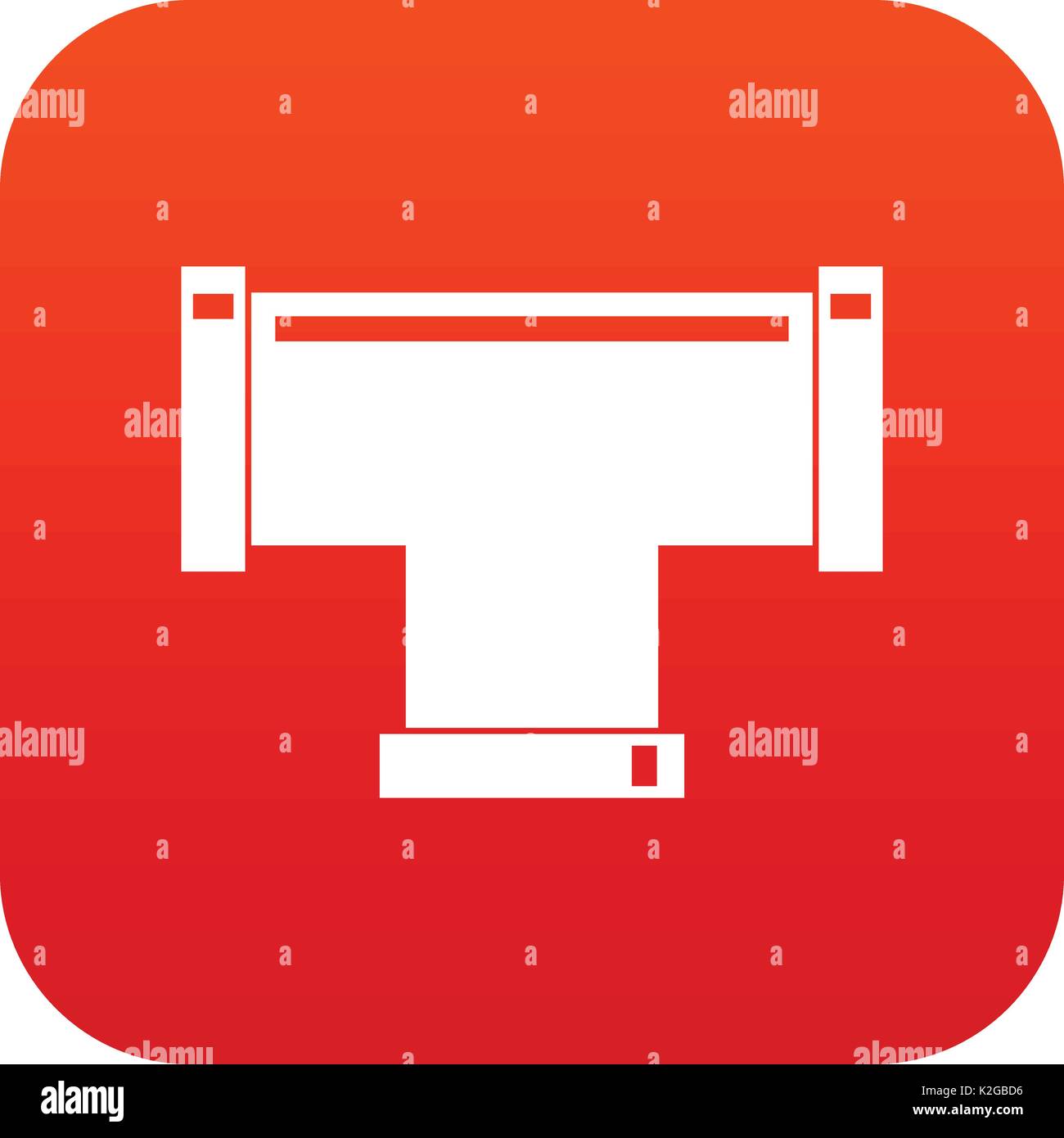 Pvc pipe red Stock Vector Images - Alamy