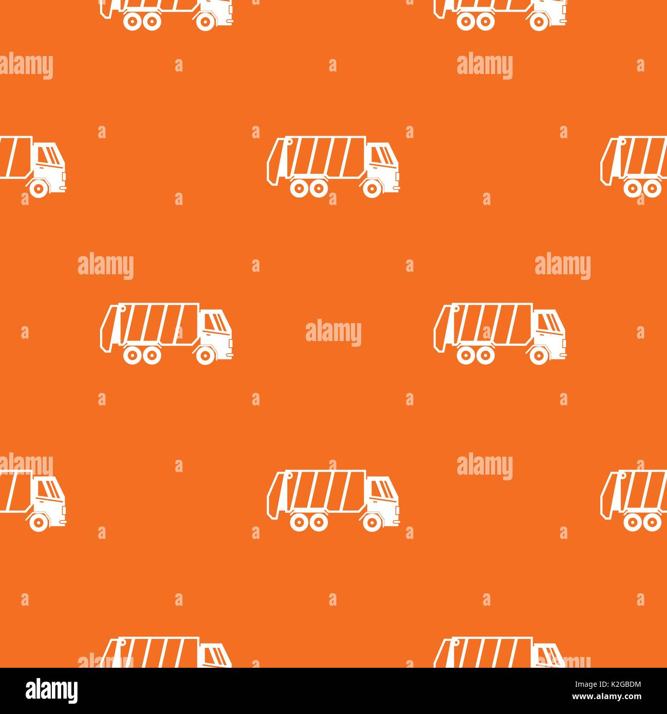 Garbage truck pattern seamless Stock Vector Image & Art - Alamy