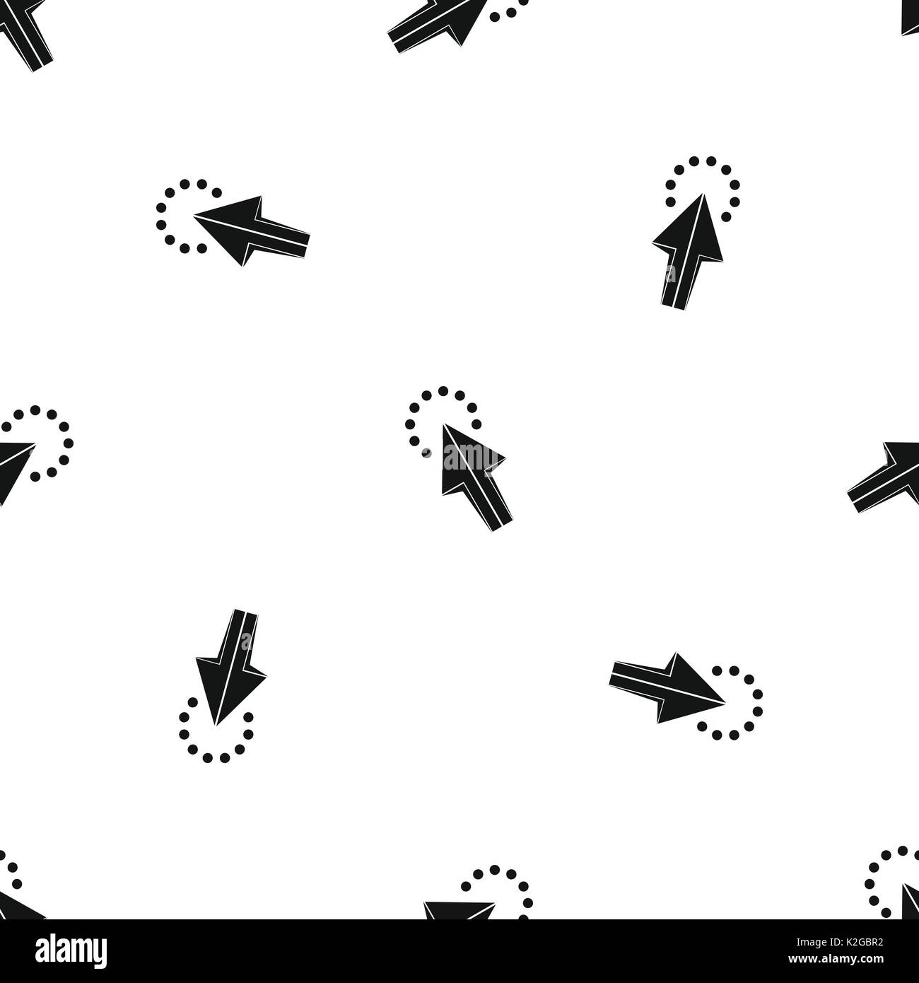 Click pattern seamless black Stock Vector Image & Art - Alamy