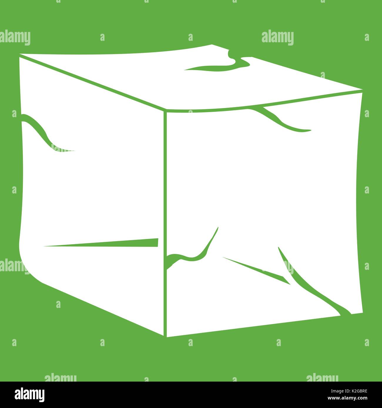 Ice icon green Stock Vector Image & Art - Alamy