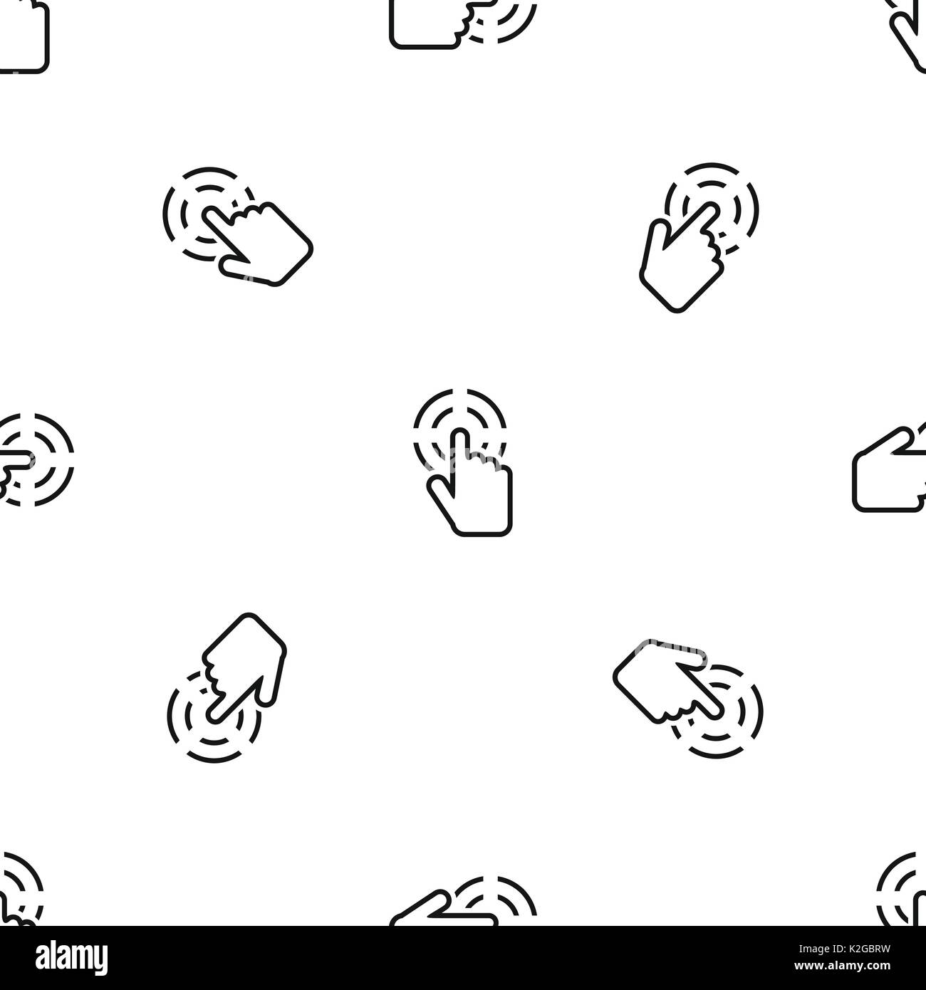 Click pattern seamless black Stock Vector Image & Art - Alamy