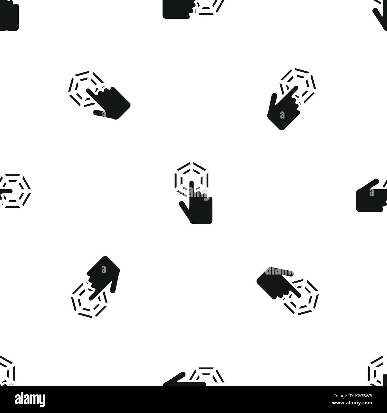 Click pattern seamless black Stock Vector Image & Art - Alamy