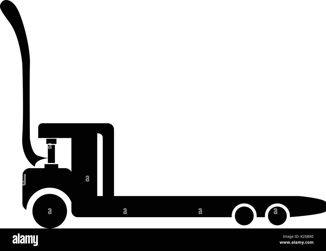 Construction trolley icon, simple black style Stock Vector Image & Art ...