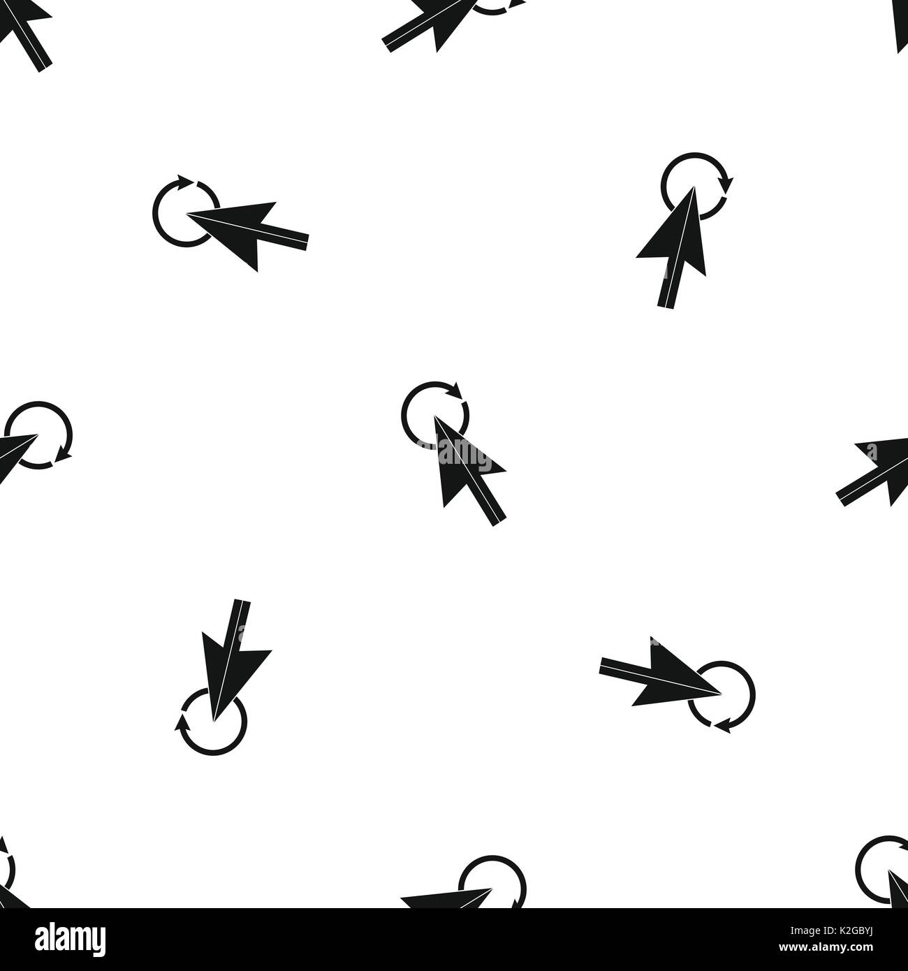 Click pattern seamless black Stock Vector Image & Art - Alamy