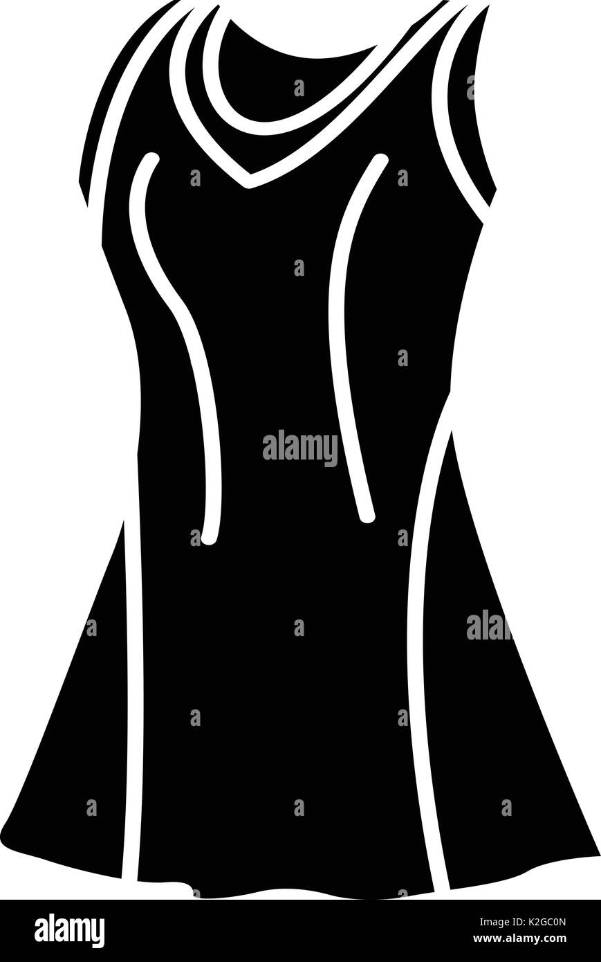Tennis female form icon, simple black style Stock Vector Image & Art ...