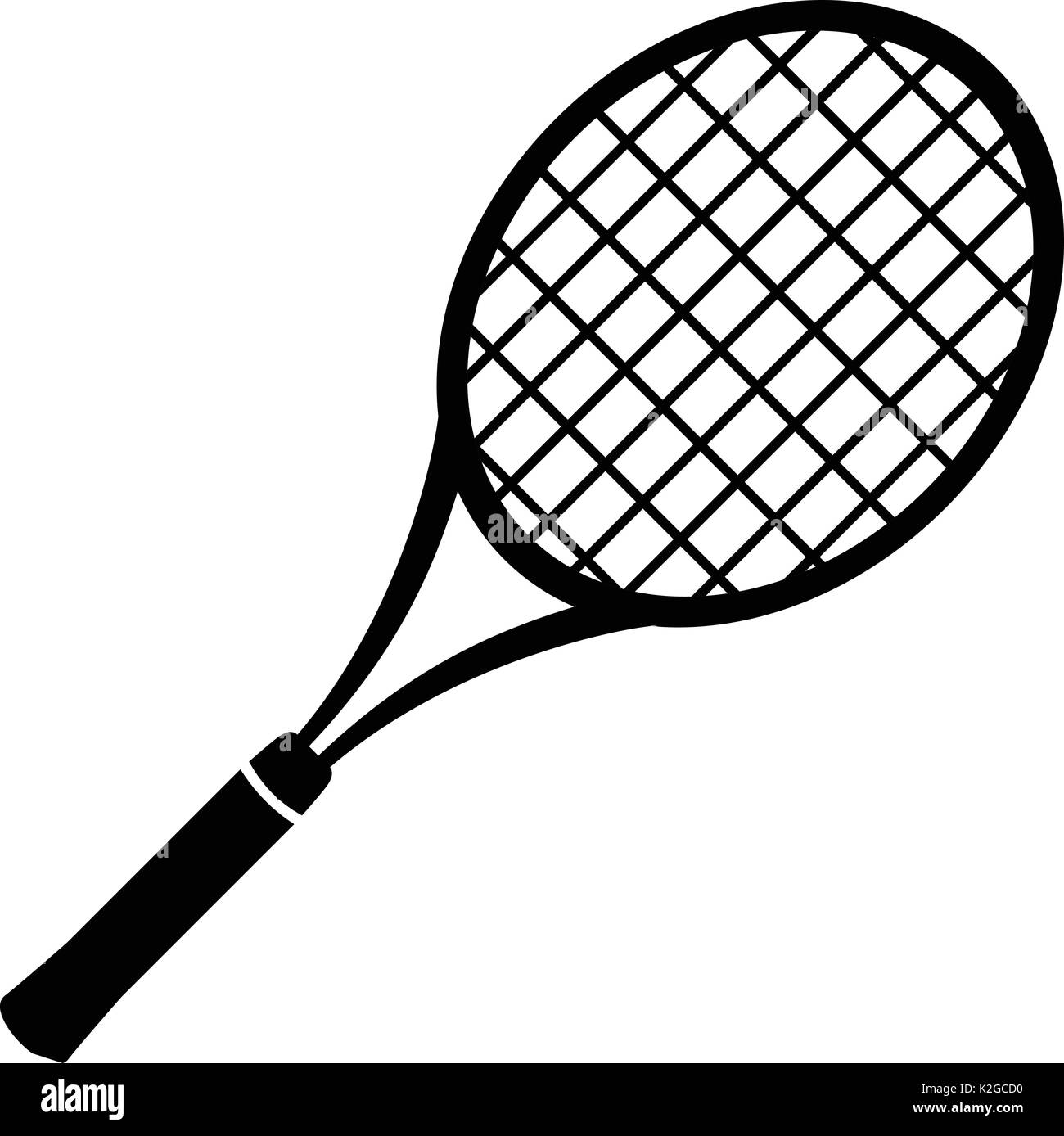 Tennis racket icon, simple black style Stock Vector Image & Art - Alamy