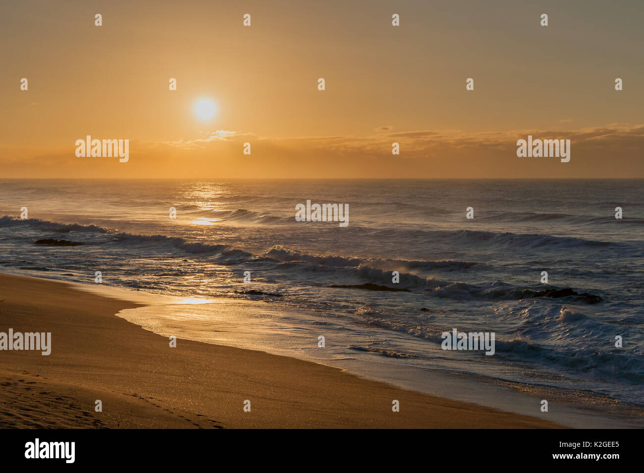 Salt Rock Beach Sunrise Stock Photo - Alamy