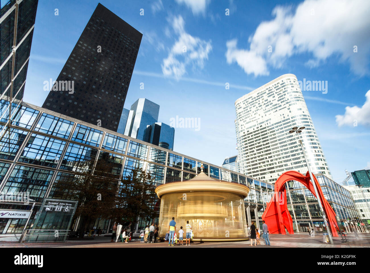 Office buildings in Paris Stock Photo - Alamy