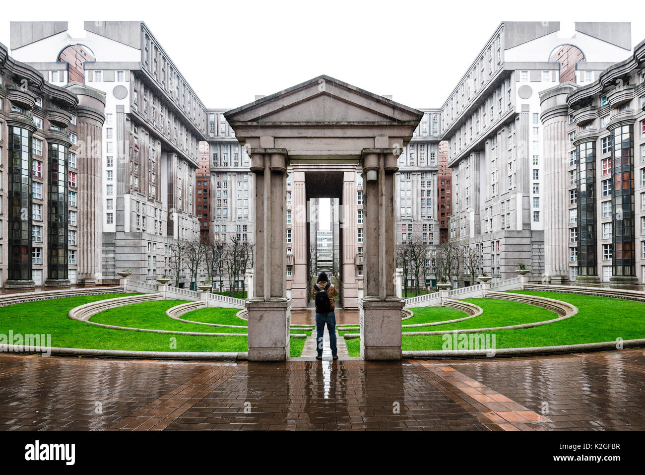 Office buildings in Paris Stock Photo - Alamy