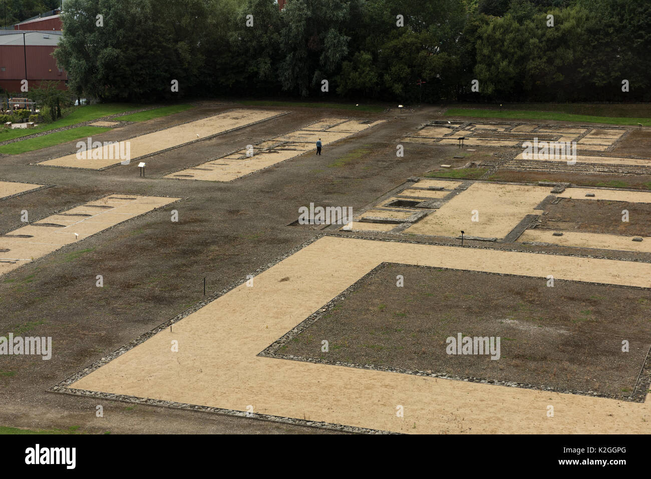 Hadrian's Wall, Northumberland, England. August 2017 Segedunum Roman ...