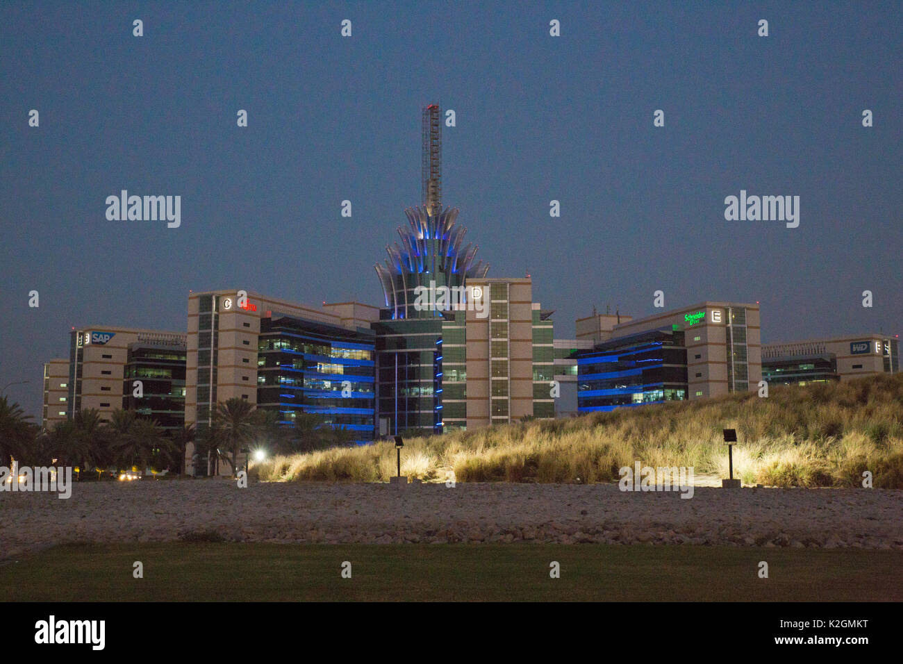 Silicon Oasis Authority Headquarters, Dubai Stock Photo - Alamy