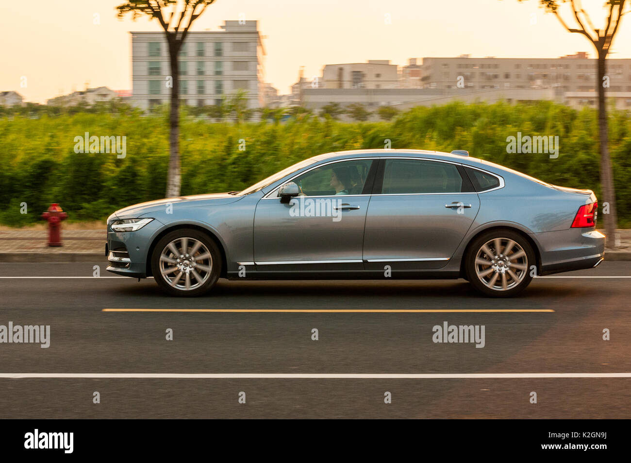 Chinese manufactured Volvo S90 long wheelbase T5 Inscription being ...