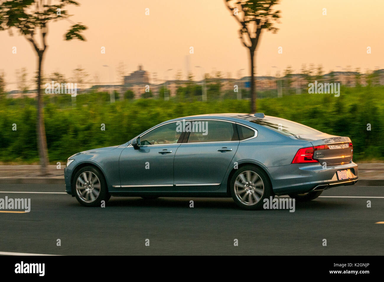 Chinese manufactured Volvo S90 long wheelbase T5 Inscription being ...