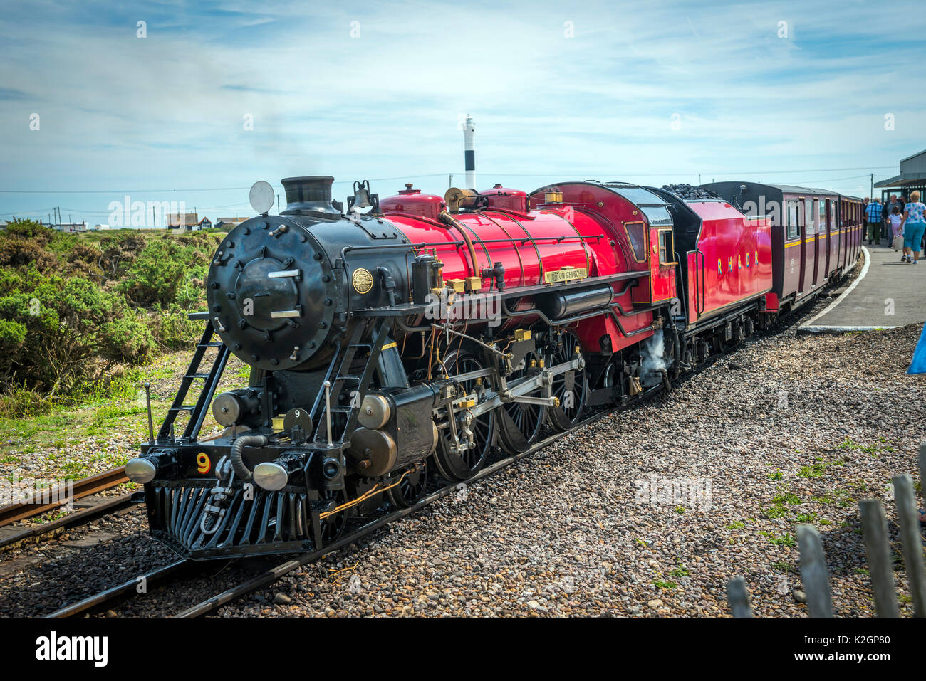 Steam train railway station hythe hi-res stock photography and images ...