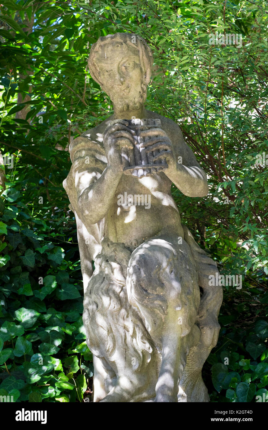 Statue of Pan in Giardino Corsi gardens, Florence, Italy Stock Photo ...