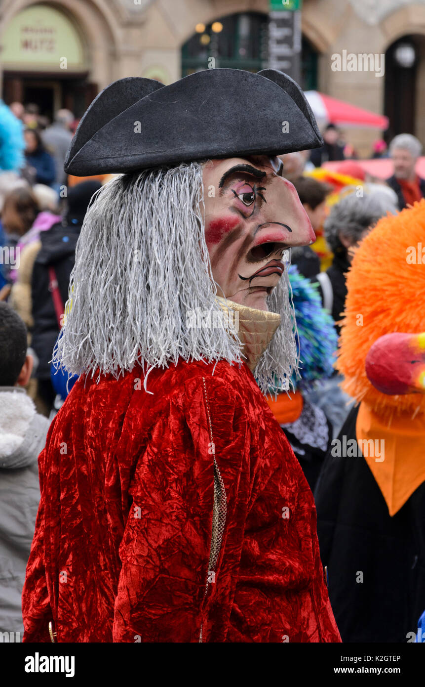 Participants of the Children and Family Fasnacht, Carnival of Basel ...