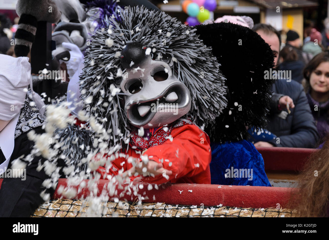Switzerland Basel Fasnacht Carnival Costumes High Resolution Stock ...
