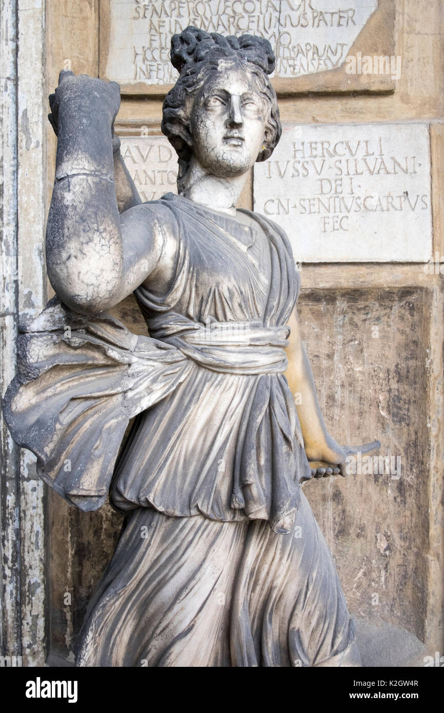 Statues in the garden at Palazzo Corsini, in Florence, Italy Stock ...