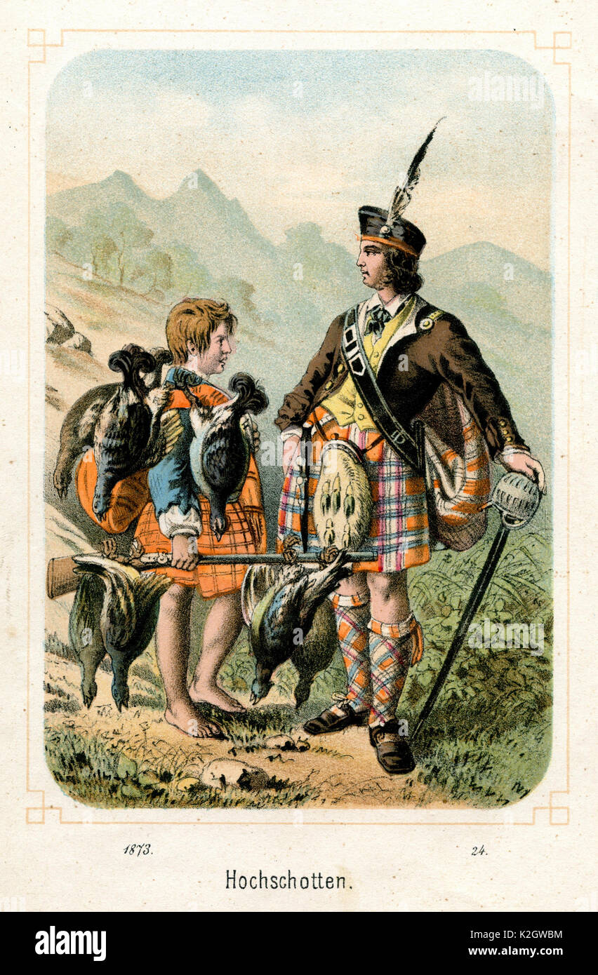 Scots from the Scottish Highlands Stock Photo - Alamy