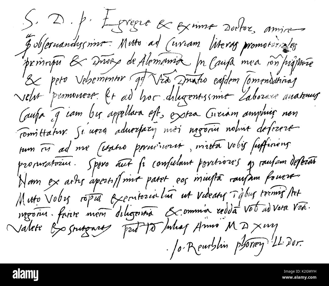 Johannes reuchlin hi-res stock photography and images - Alamy