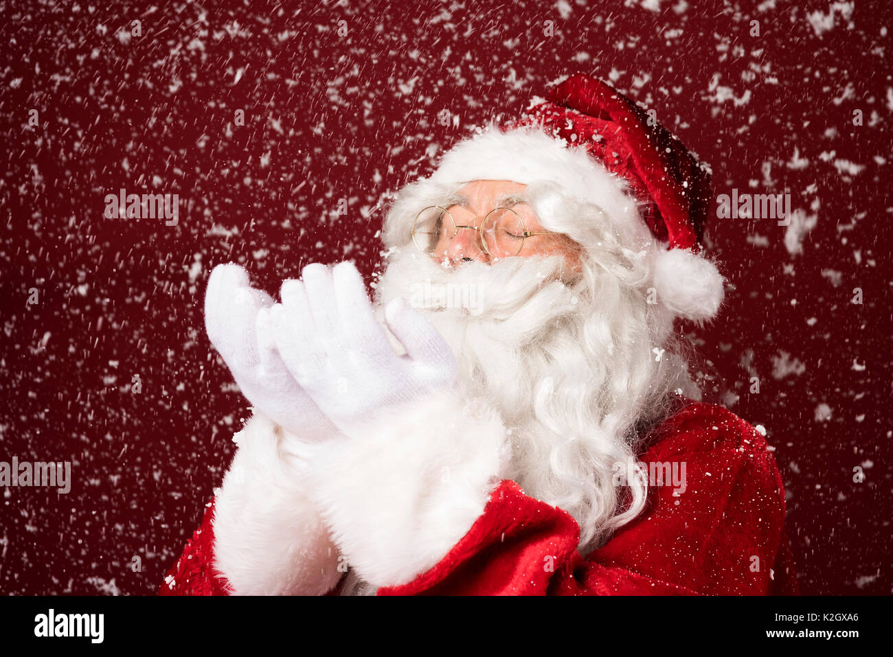 Snow is falling all around me Stock Photo - Alamy