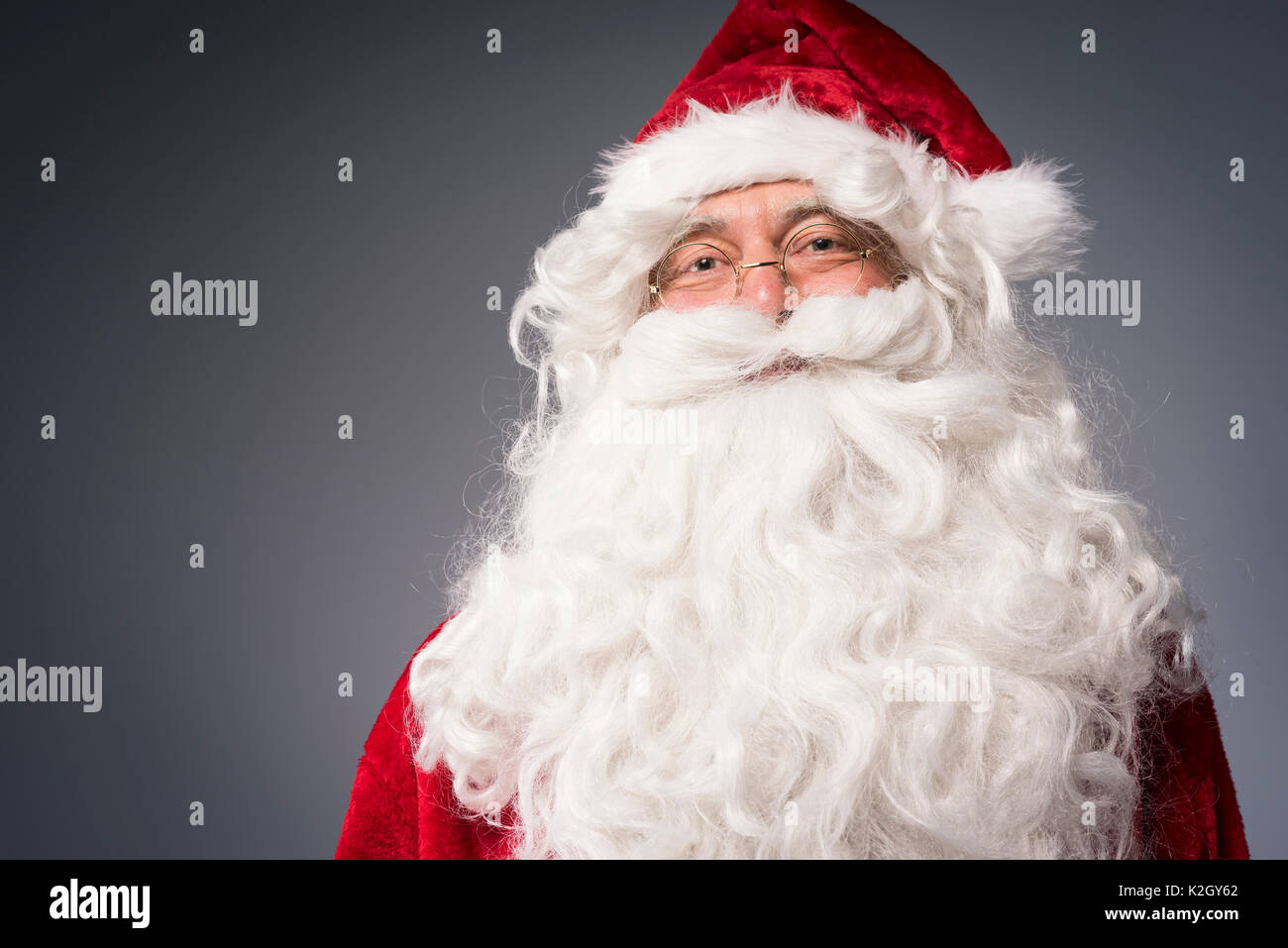 Close up portrait cheerful santa hi-res stock photography and images ...