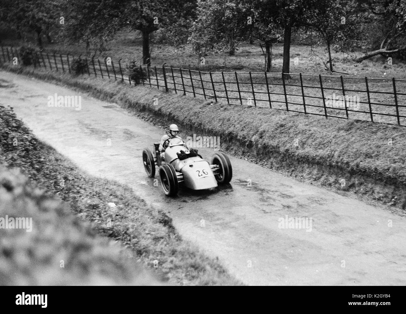 Hill climb car Black and White Stock Photos & Images - Alamy