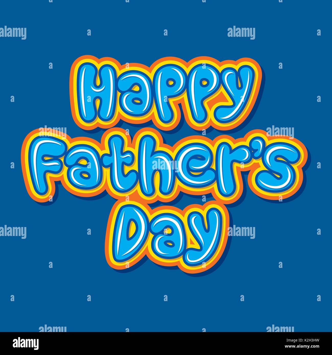 Happy Fathers Day Stock Vector Image Art Alamy