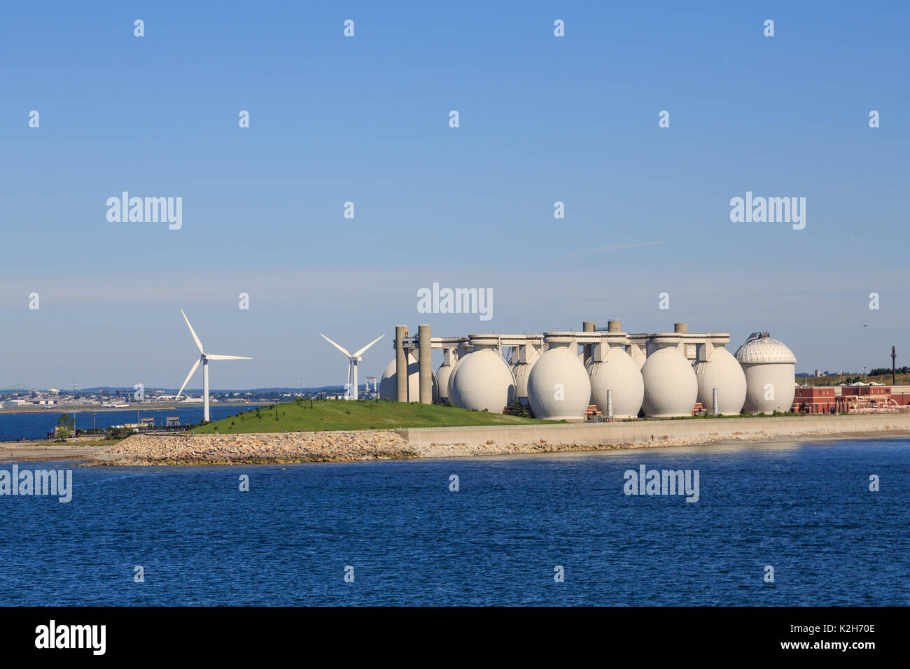 Boston Water Treatment Plant Stock Photo - Alamy
