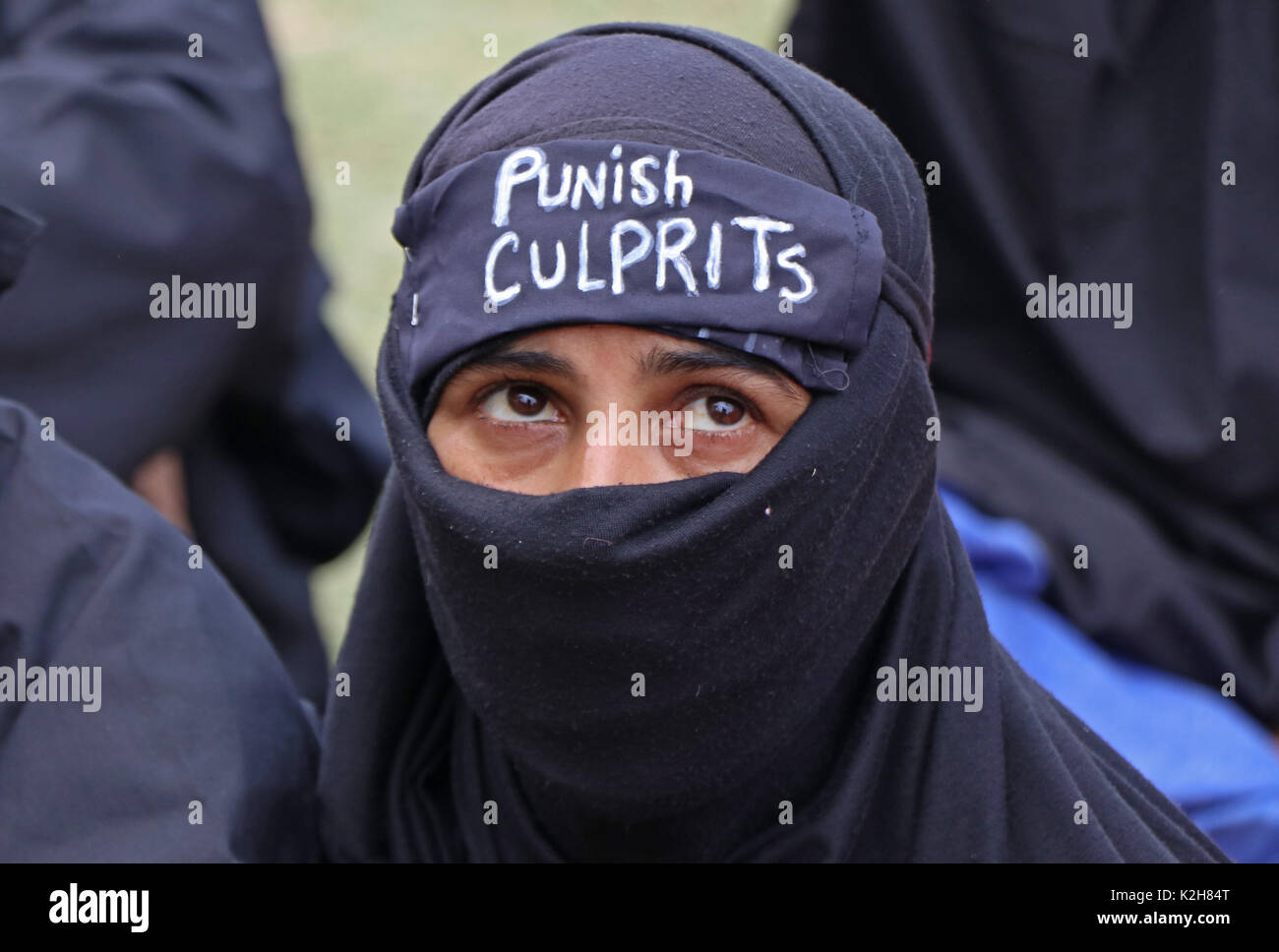 Srinagar, Kashmir. 30th Aug, 2017. Kashmiri relative of disappeared ...