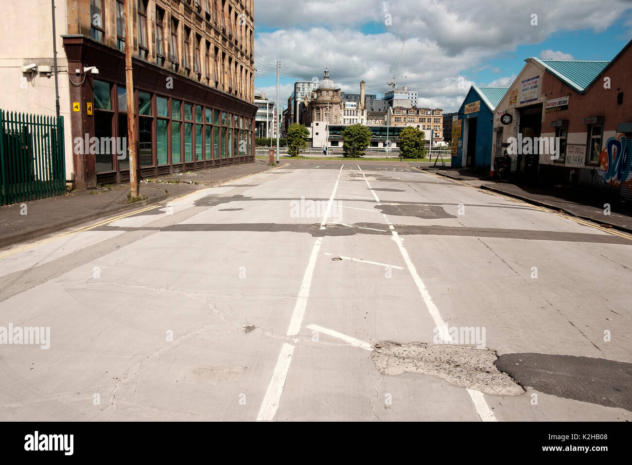 Run down city centre hi-res stock photography and images - Alamy