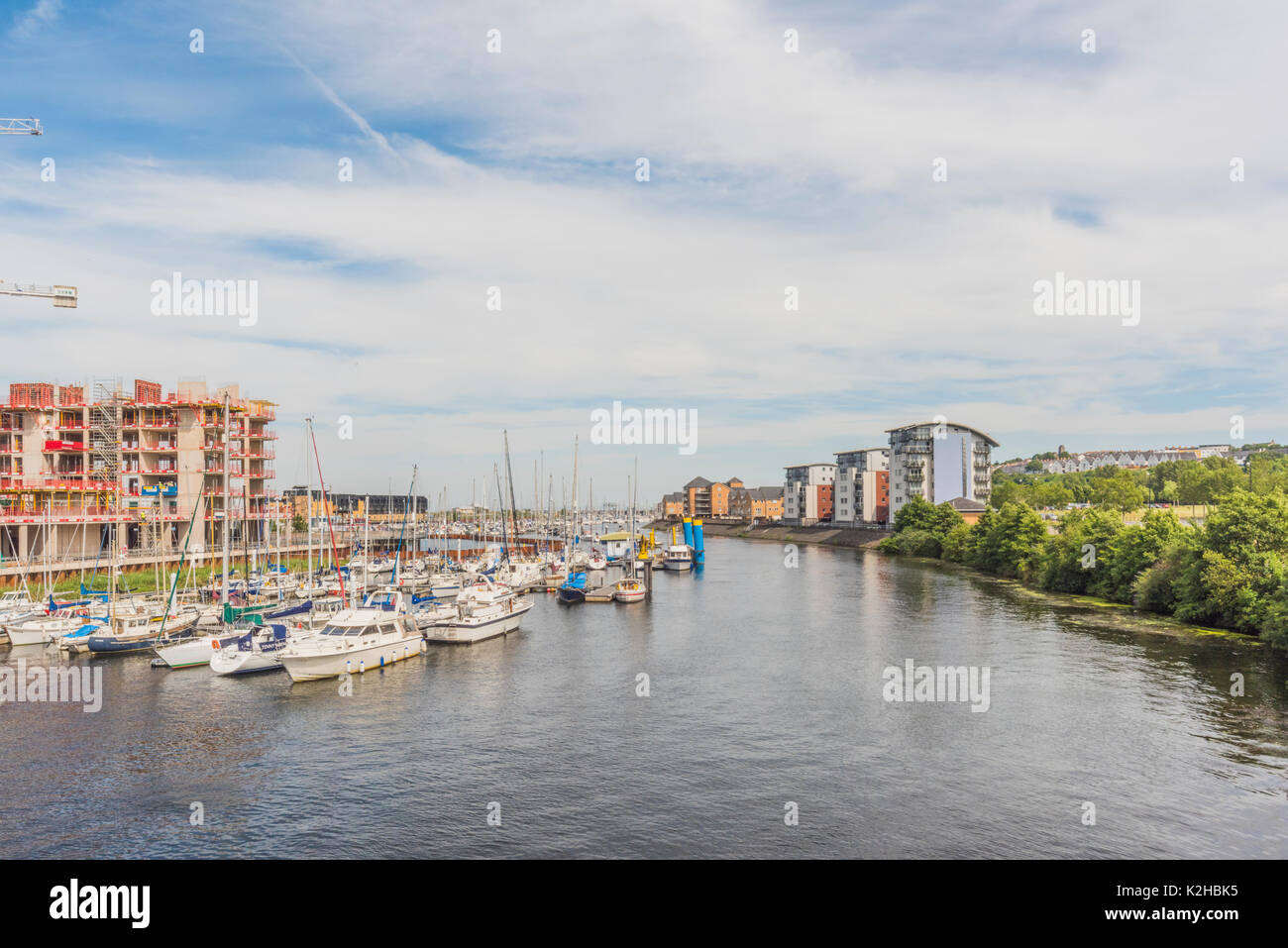 The new Bayscape development in Cardiff Bay PHILLIP ROBERTS Stock Photo ...