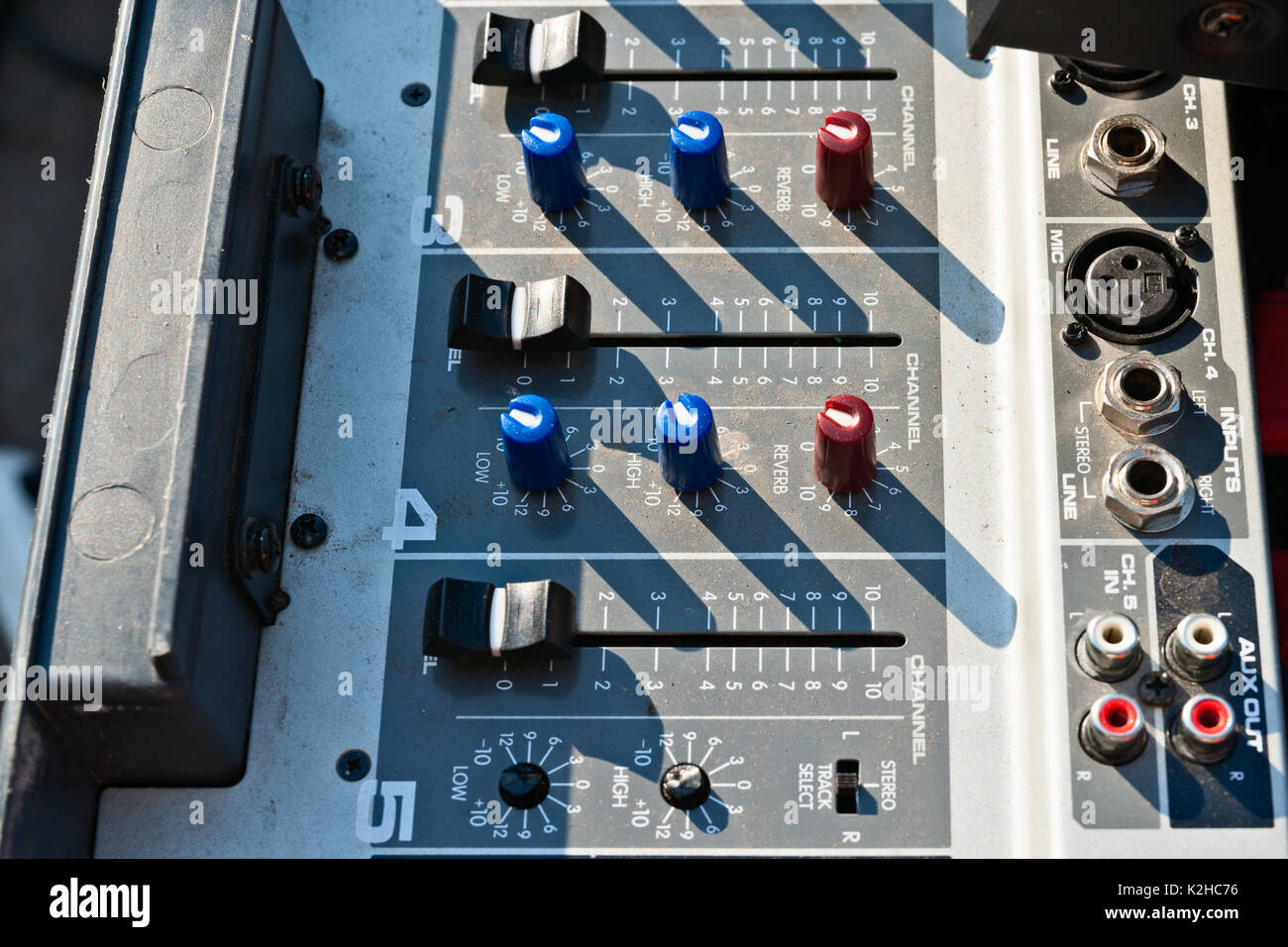 Mixing console sound design hi-res stock photography and images - Alamy