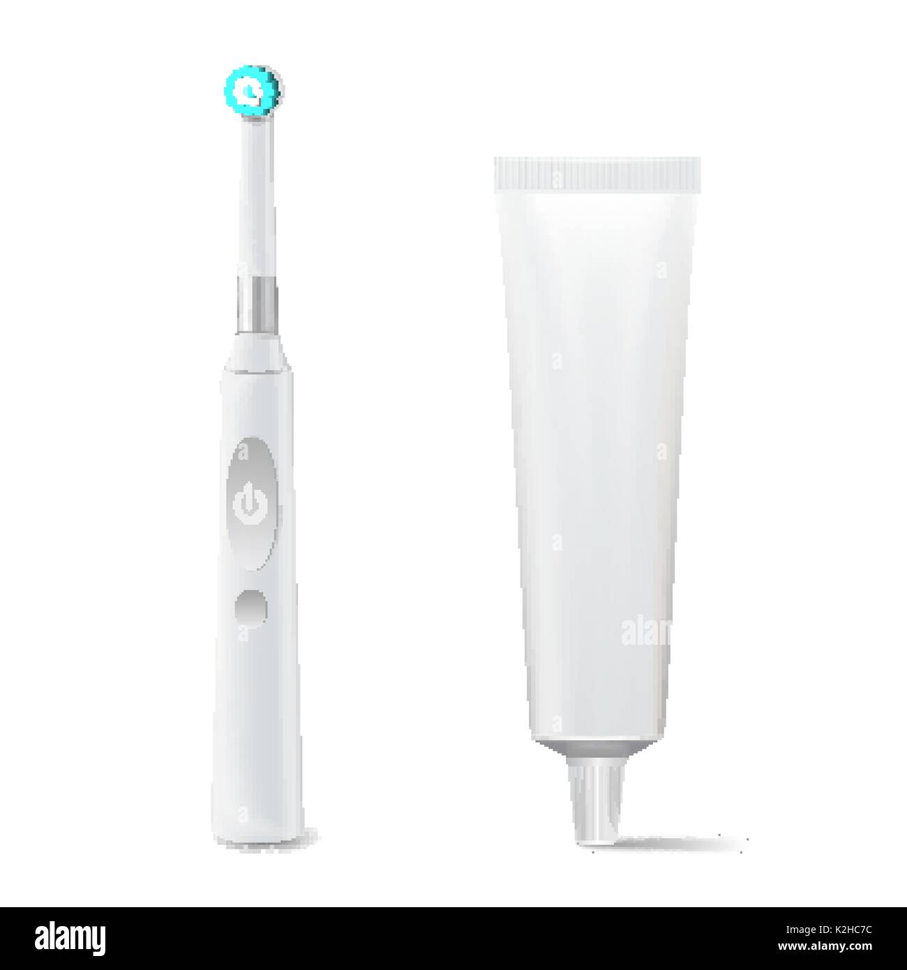 Toothpaste close up Stock Vector Images - Alamy