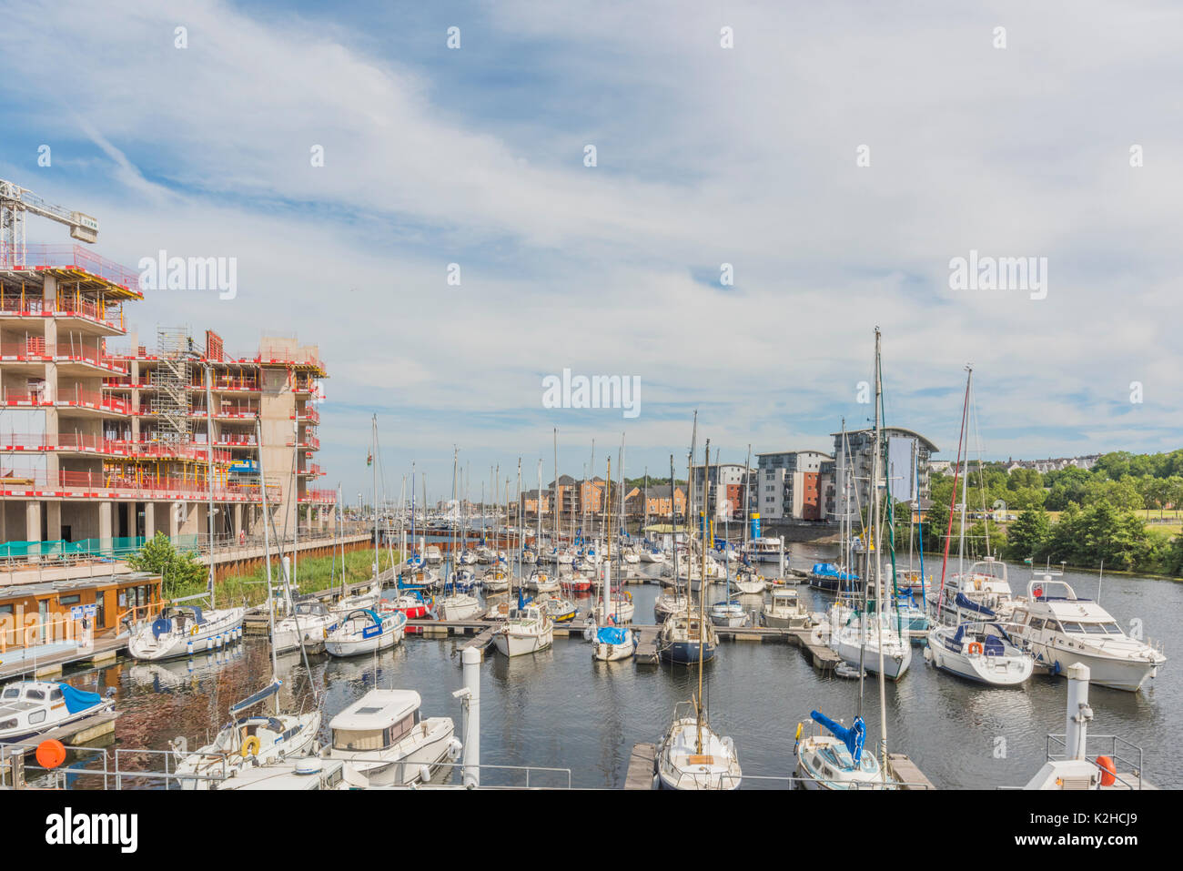 The new Bayscape development in Cardiff Bay PHILLIP ROBERTS Stock Photo ...