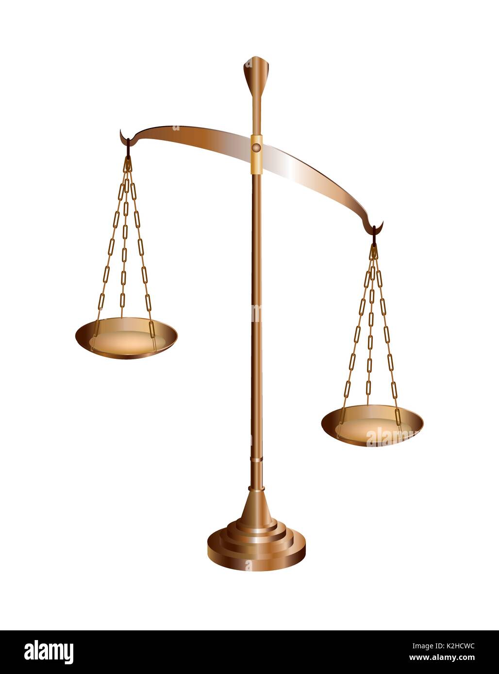 Justice scales Stock Vector Images - Alamy