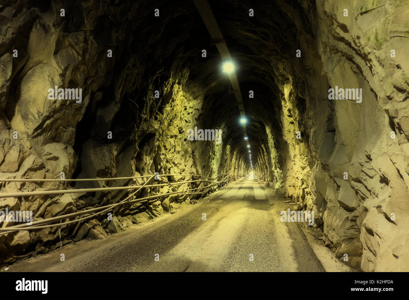 Cave rock tunnel hi-res stock photography and images - Alamy