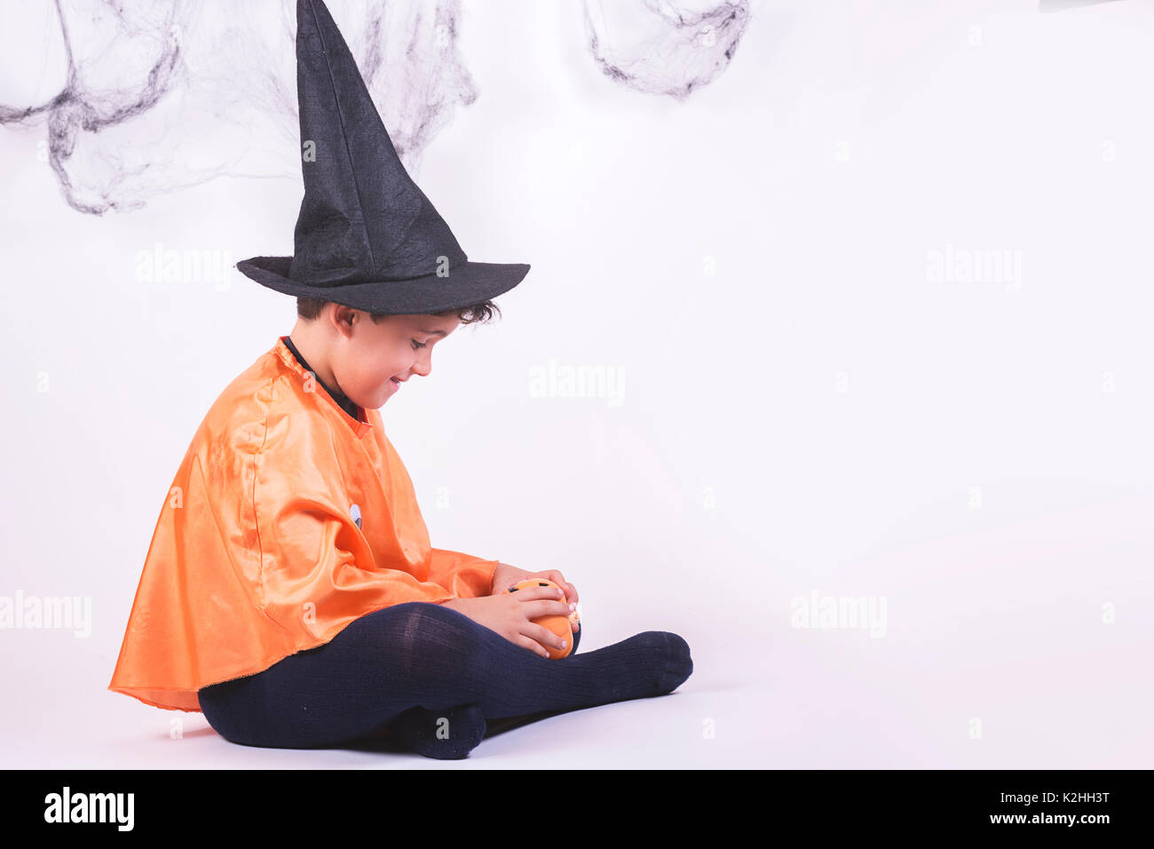 Happy child on halloween Happy child on halloween Stock Photo - Alamy