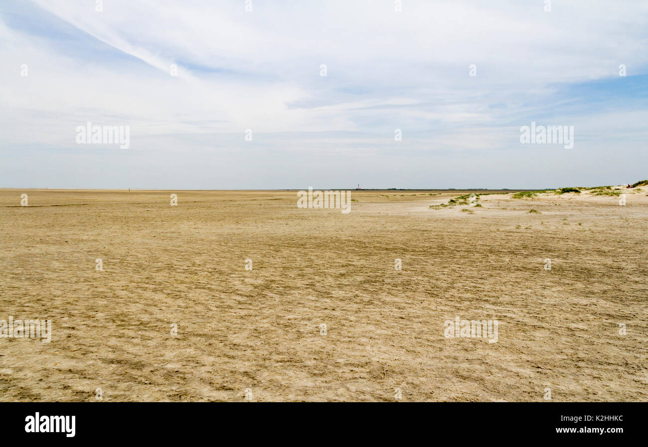coastal scenery around Buesum in Dithmarschen at Schleswig-Holstein ...