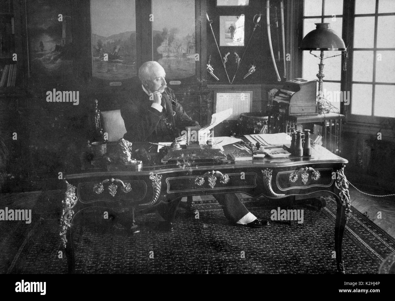 Portrait of Felix Faure - President of France from 1895 to 1899 Stock ...