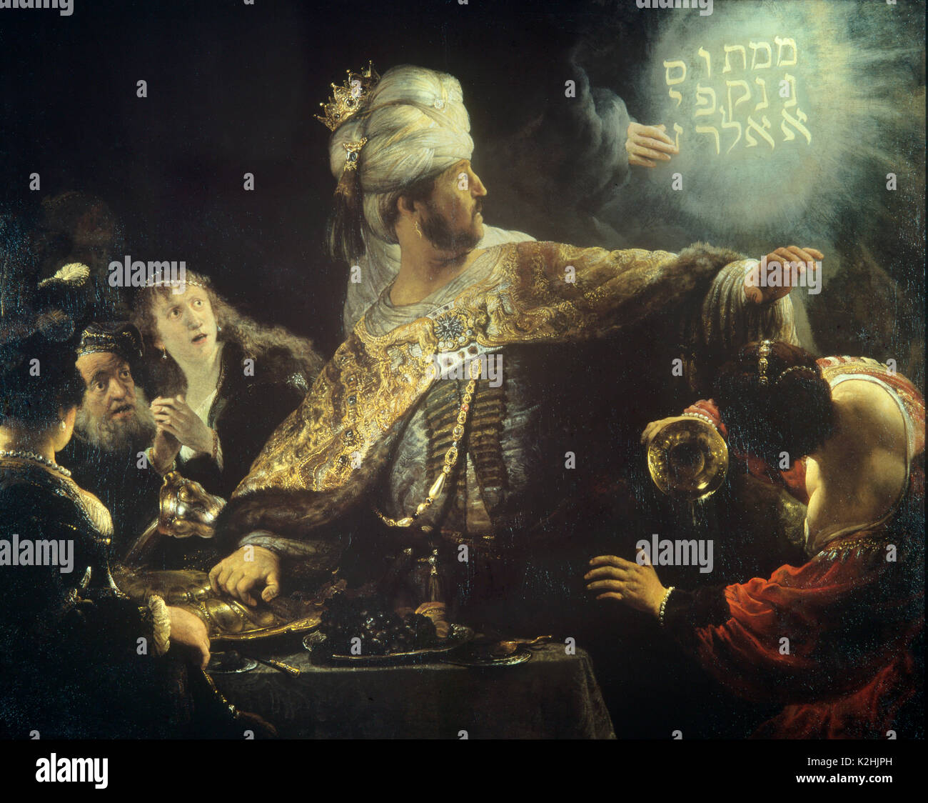 Rembrandt belshazzar's feast hi-res stock photography and images - Alamy