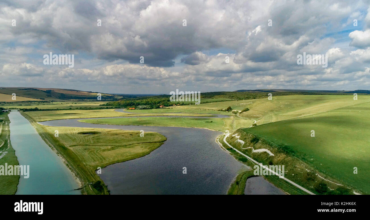River cuckmere aerial hi-res stock photography and images - Alamy