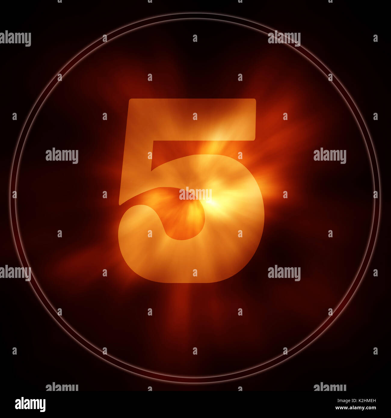 Five number hi-res stock photography and images - Alamy