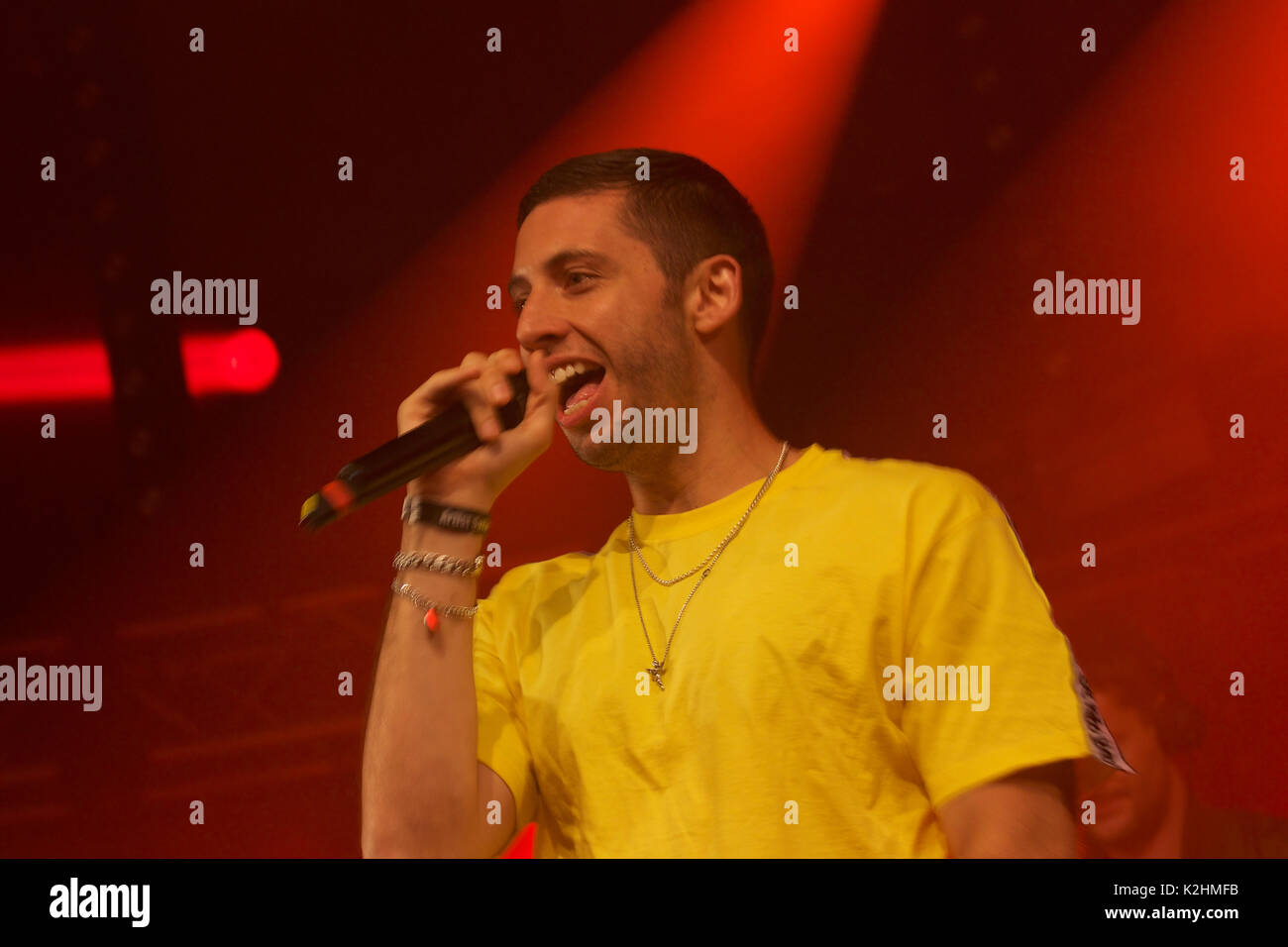 Manchester Pride Main Stage Performances Stock Photo - Alamy